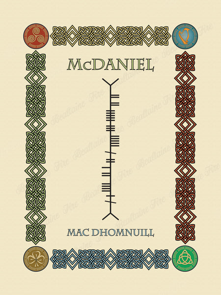McDaniel in Old Irish and Ogham - PDF Download – Bealtaine Fire